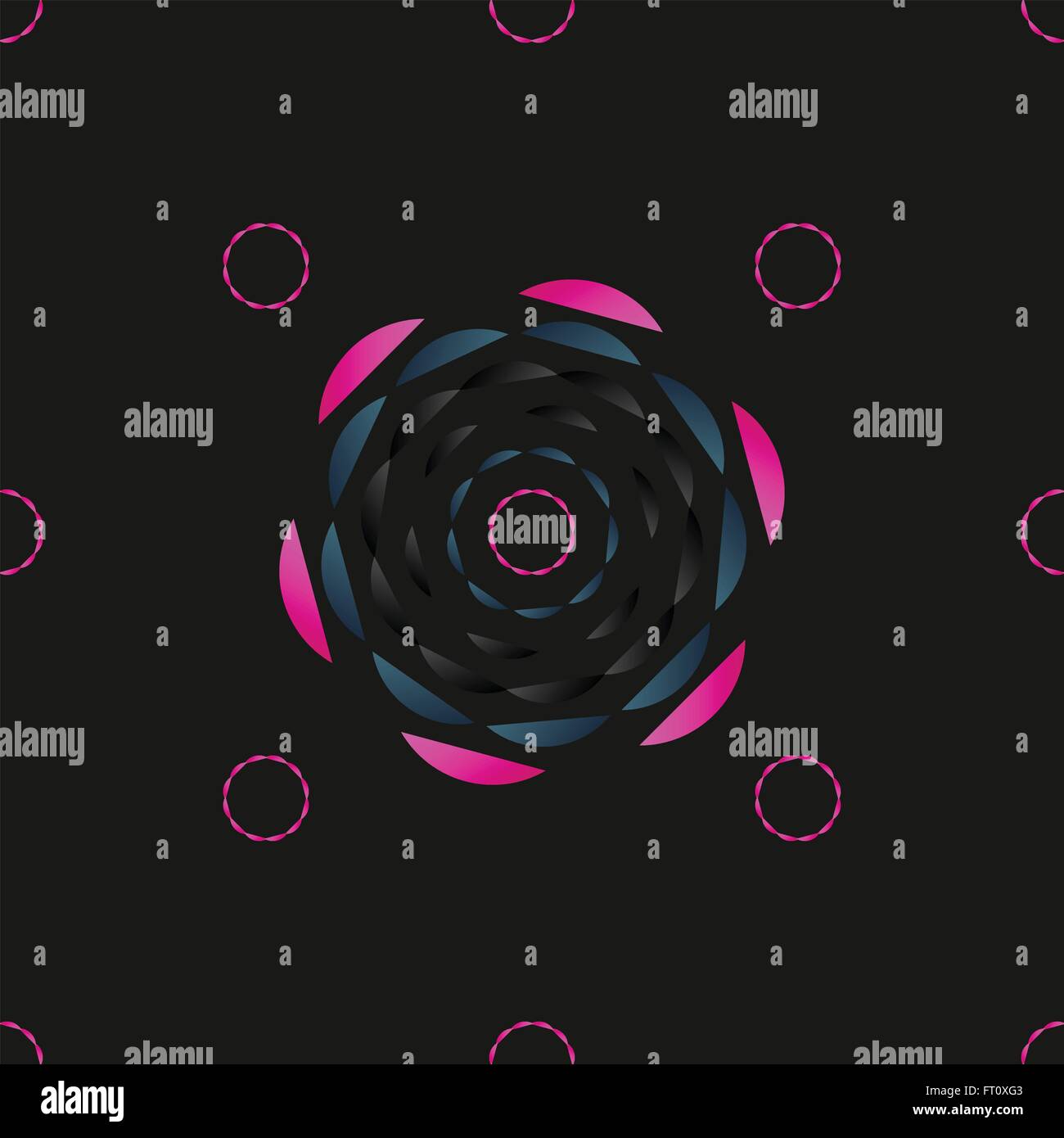 Seamless abstract modern pattern created from repetitive circles Stock Vector Image & Art - Alamy