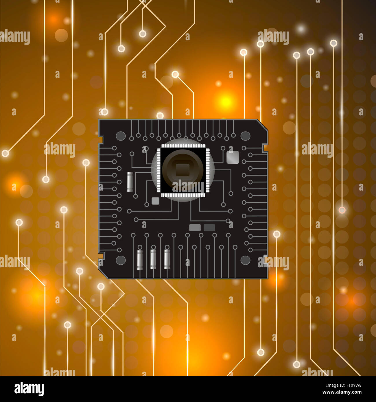 Modern Computer Technology Background Stock Photo - Alamy
