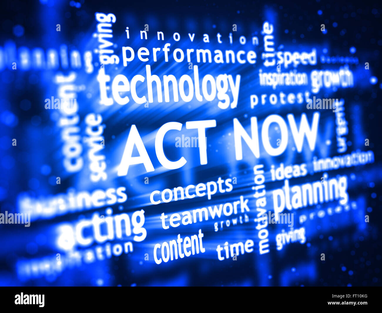 3d time now text hi-res stock photography and images - Alamy