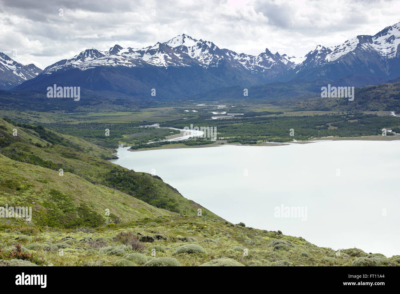 Lago Paine, Torres del Paine National Park, Patagonia, Chile Stock ...