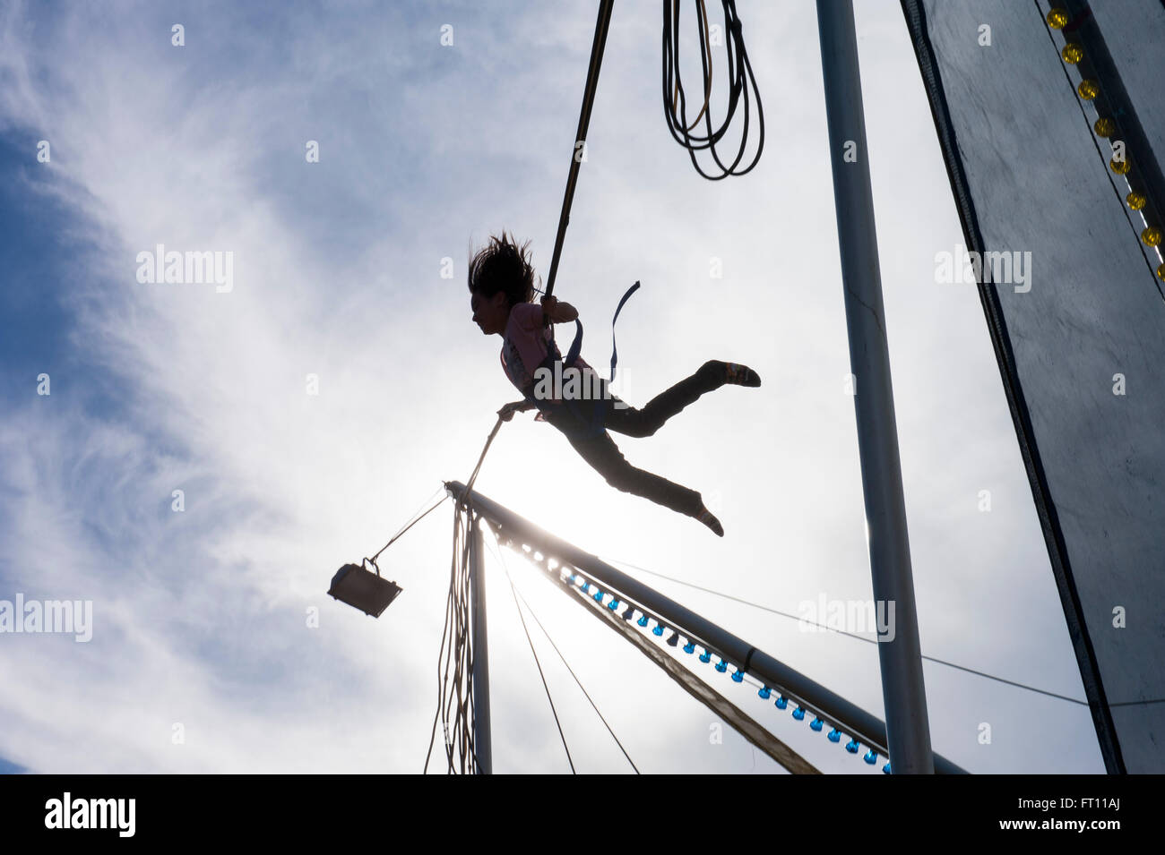 Human trampoline hi-res stock photography and images - Alamy