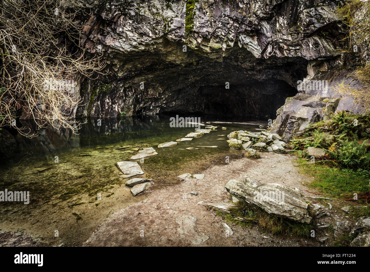 Rydal cave hi-res stock photography and images - Alamy
