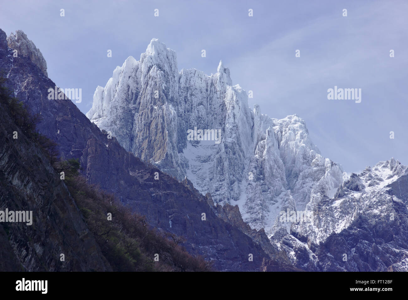Paine Grande from Regugio Grey, Torres del Paine National Park, Chile ...