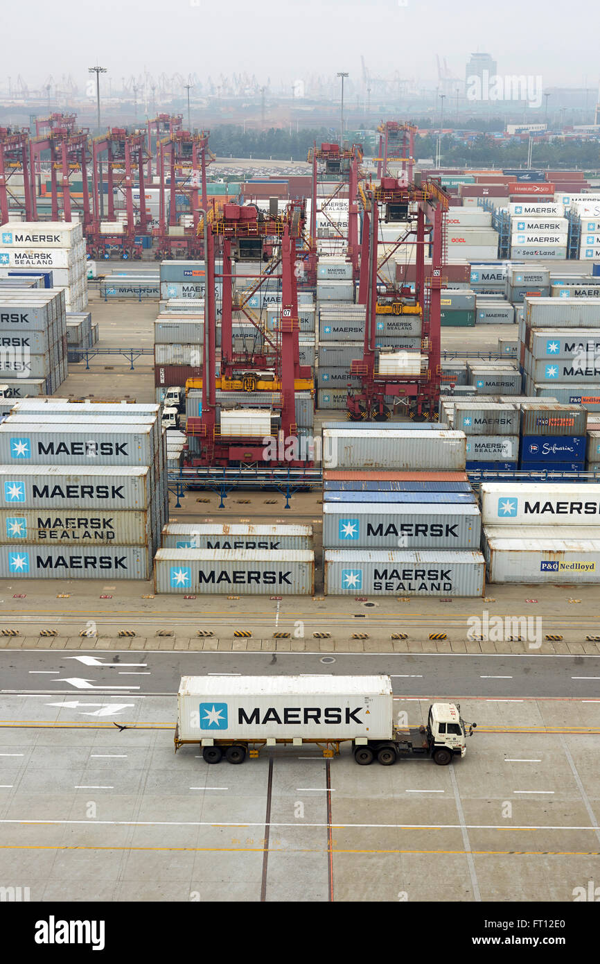 Port of Tianjin, Tianjin, China Stock Photo - Alamy