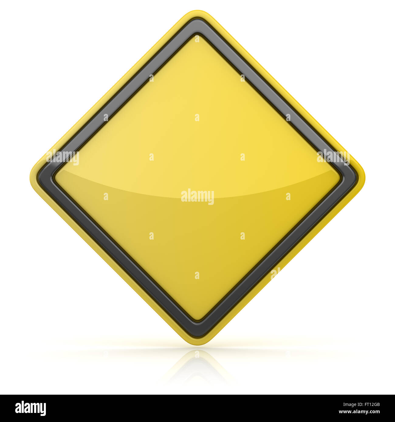 Empty road sign on Cut Out Stock Images & Pictures - Alamy