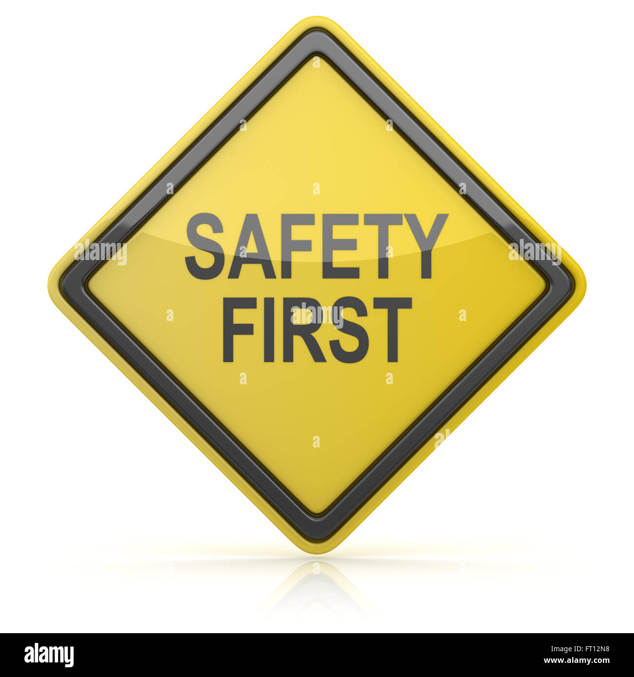 Road Sign - Safety First Stock Photo - Alamy