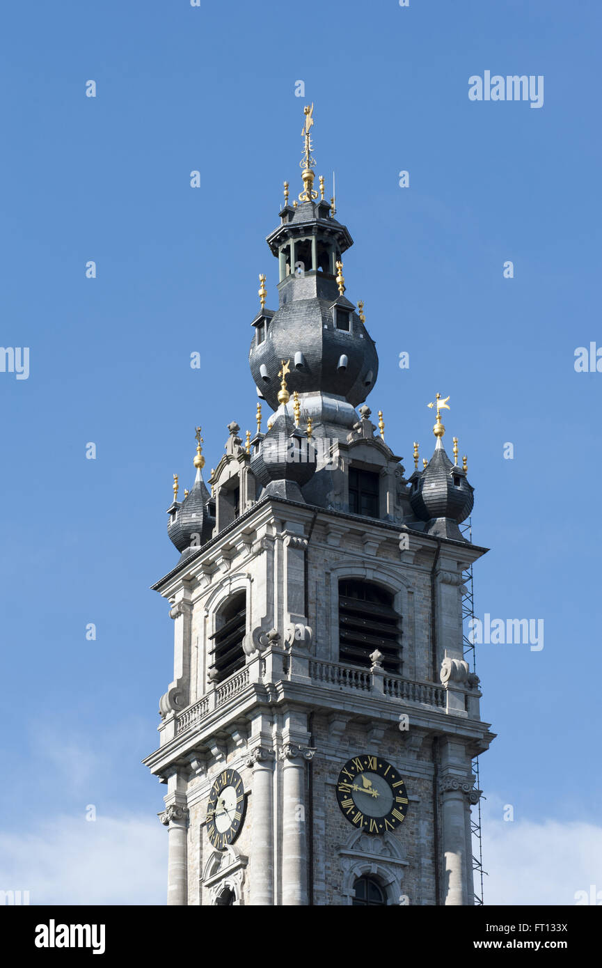 Belfry, UNESCO World Heritage, Mons, Hennegau, Wallonie, Belgium ...