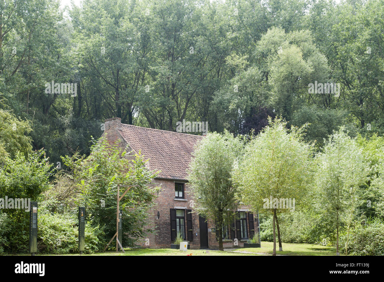 Vincent van Gogh house, Cuesmes near Mons, Hennegau, Wallonie, Belgium ...