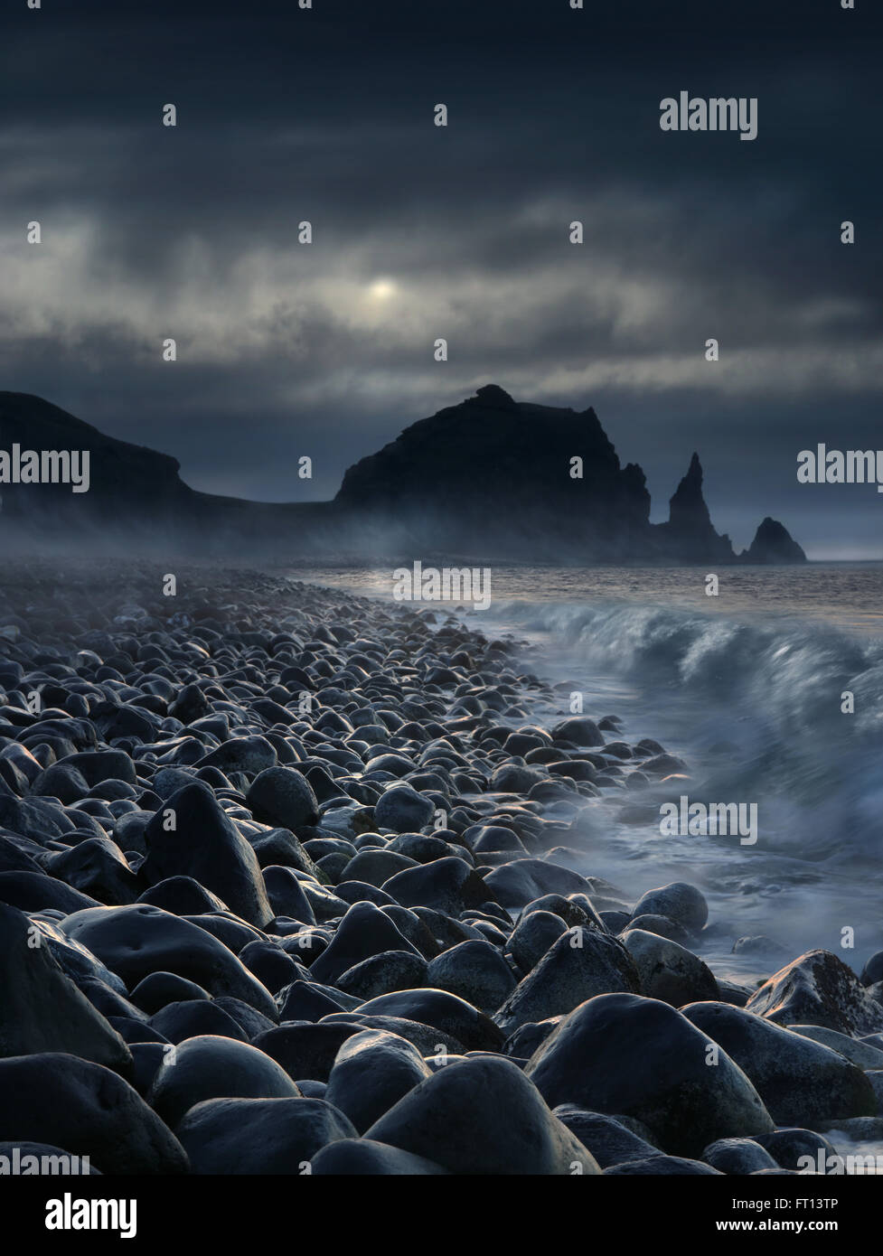 Valugan Boulder Beach at night, Batanes, Batan Island, Batanes ...