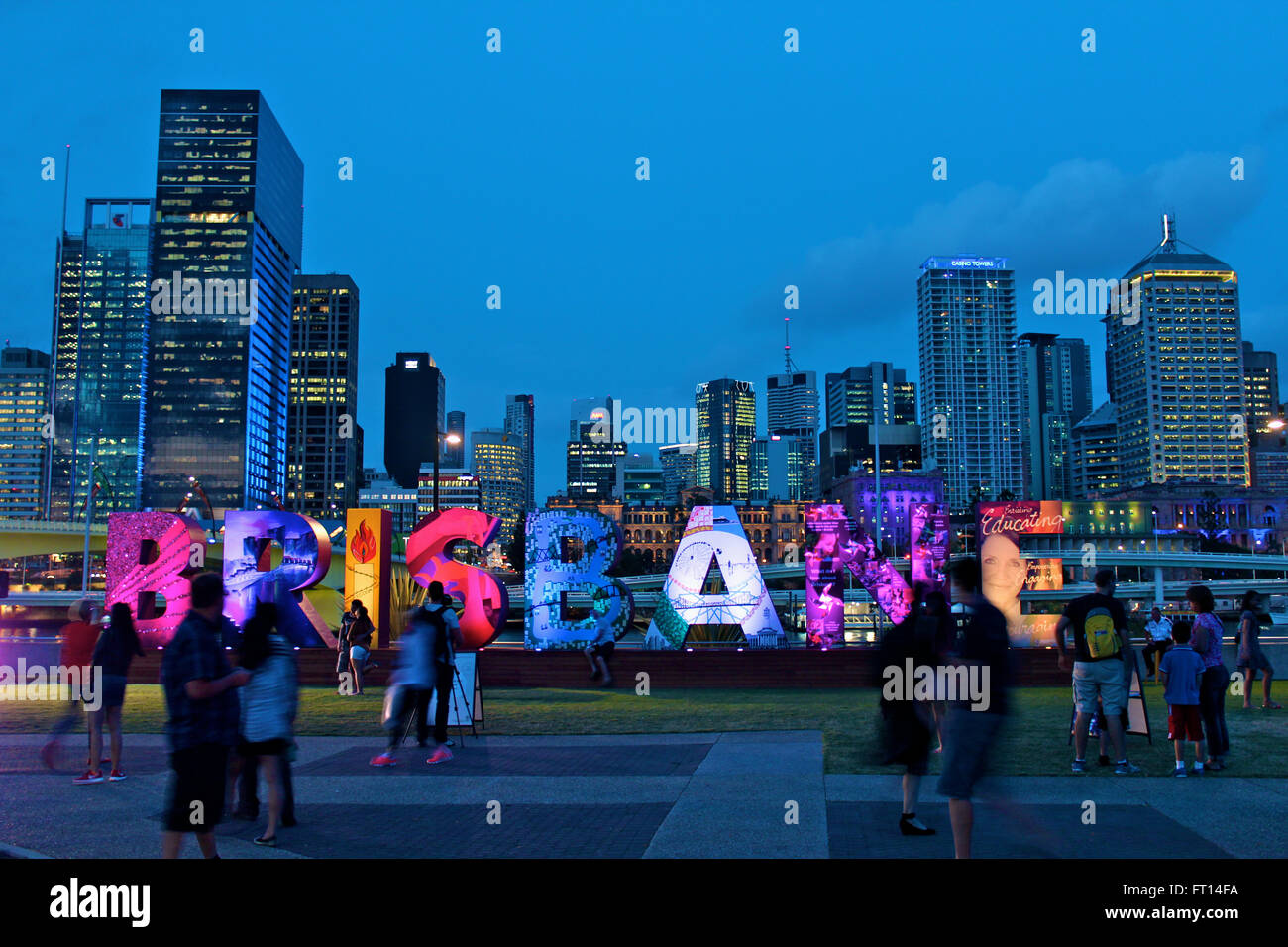 Brisbane letters hi-res stock photography and images - Alamy