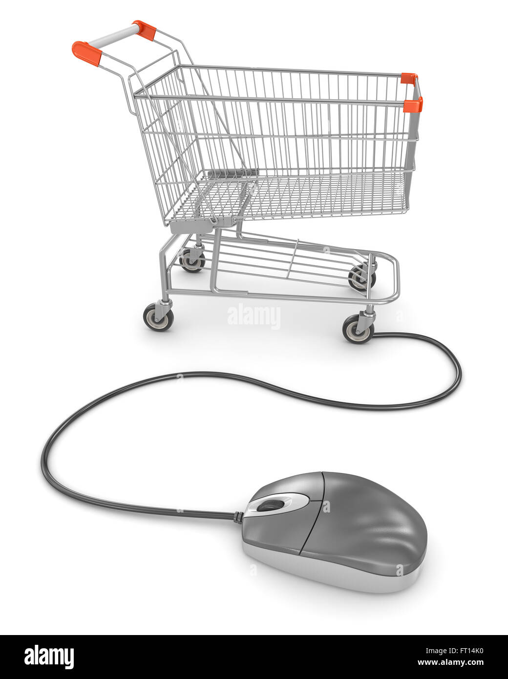 Shopping cart computer hi-res stock photography and images - Alamy