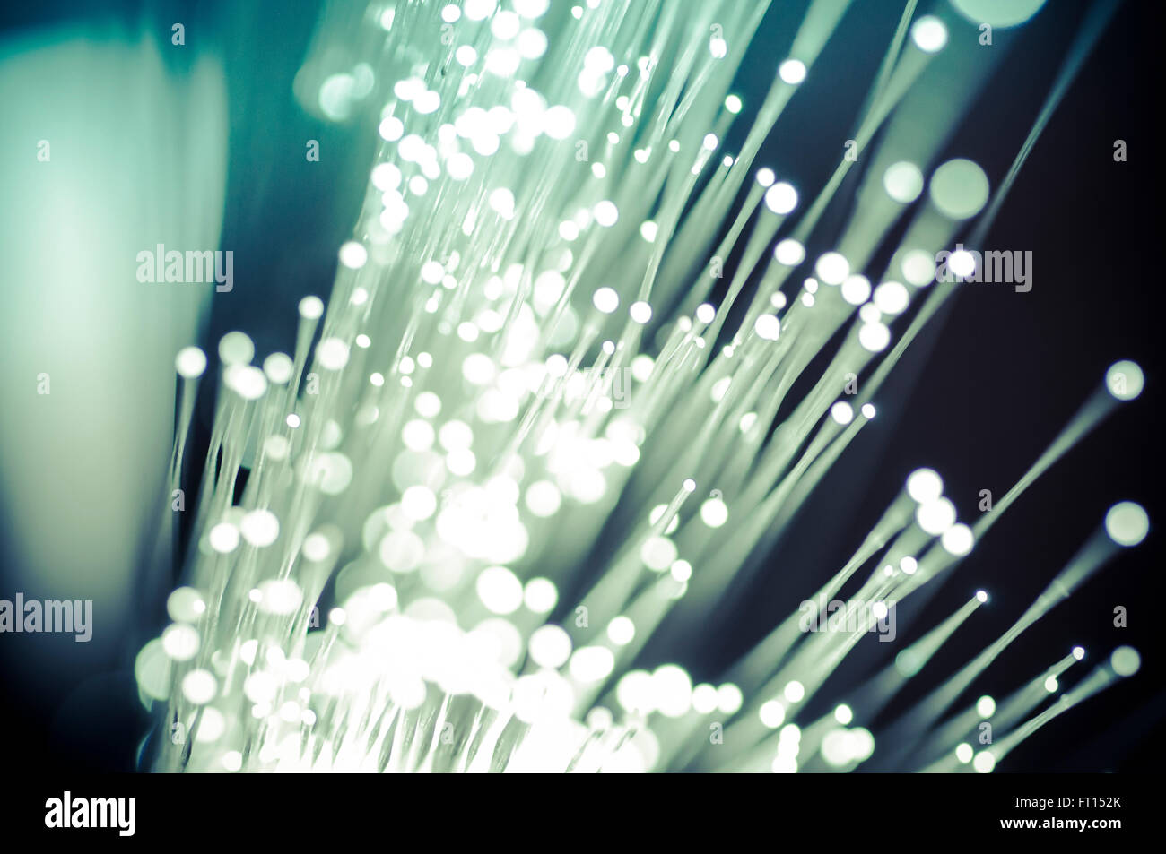 Fiber optic cables, fibre connection, telecomunications concept Stock ...