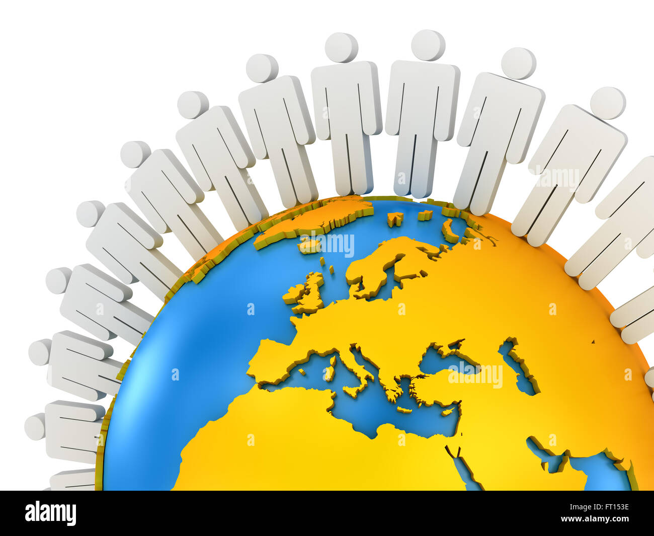 3d global map hi-res stock photography and images - Alamy