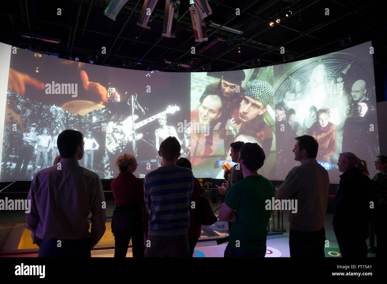 The Time Tunnel at the Rockheim, Norway's national museum of pop and ...