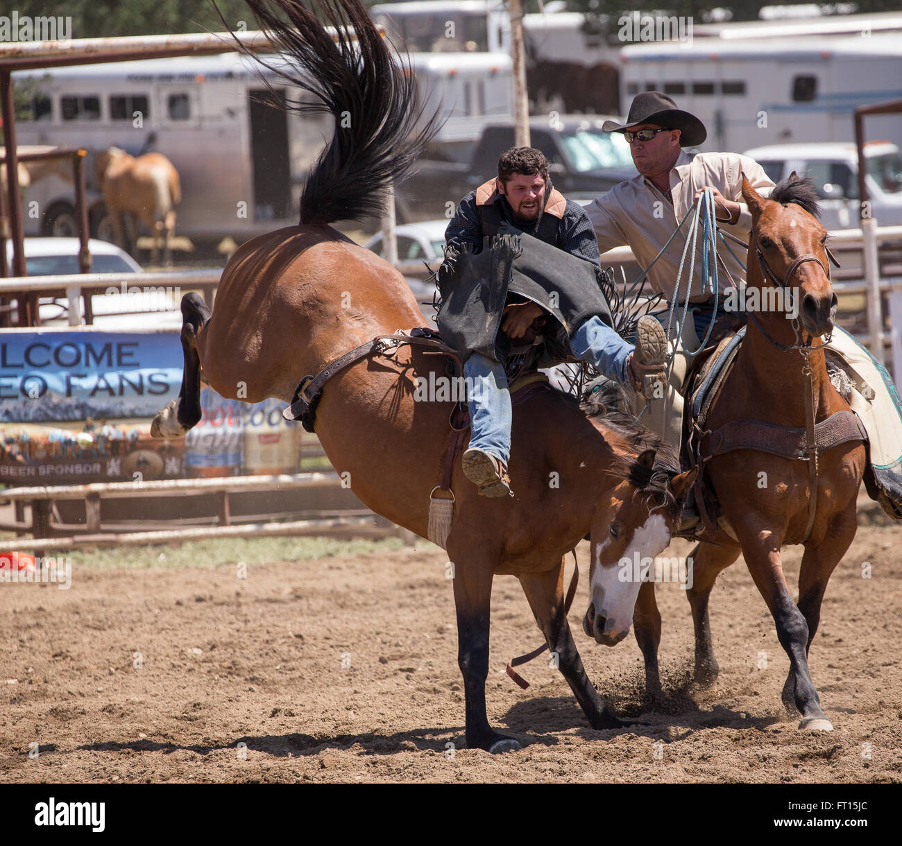 Rodeo action in Cottonwood, California Stock Photo - Alamy