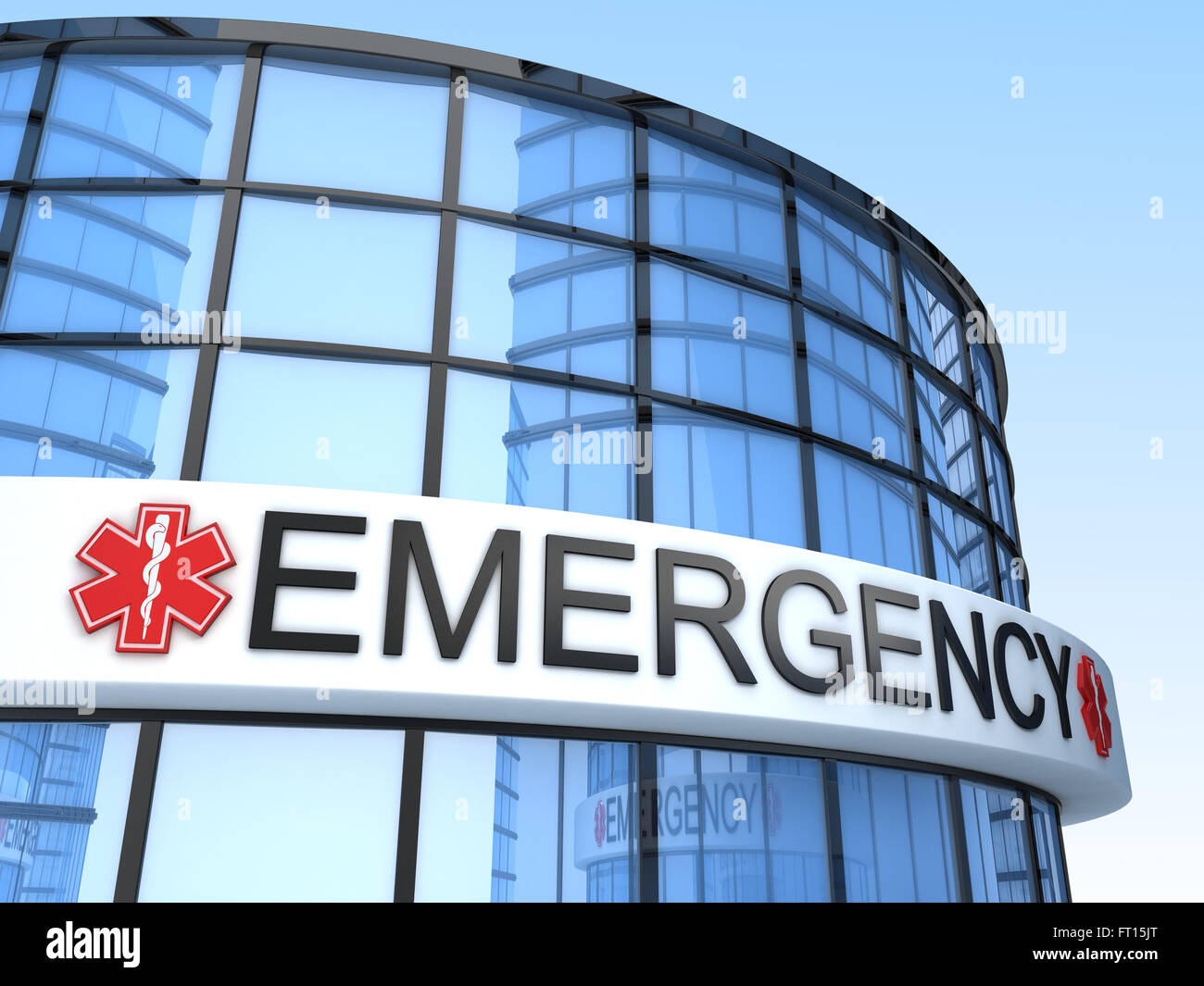 Big build Emergency (done in 3d Stock Photo - Alamy