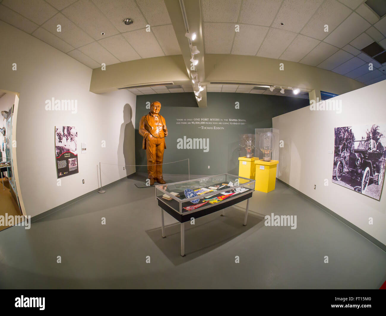 Museum at Edison and Ford Winter Estates in Fort Myers Florida Stock ...