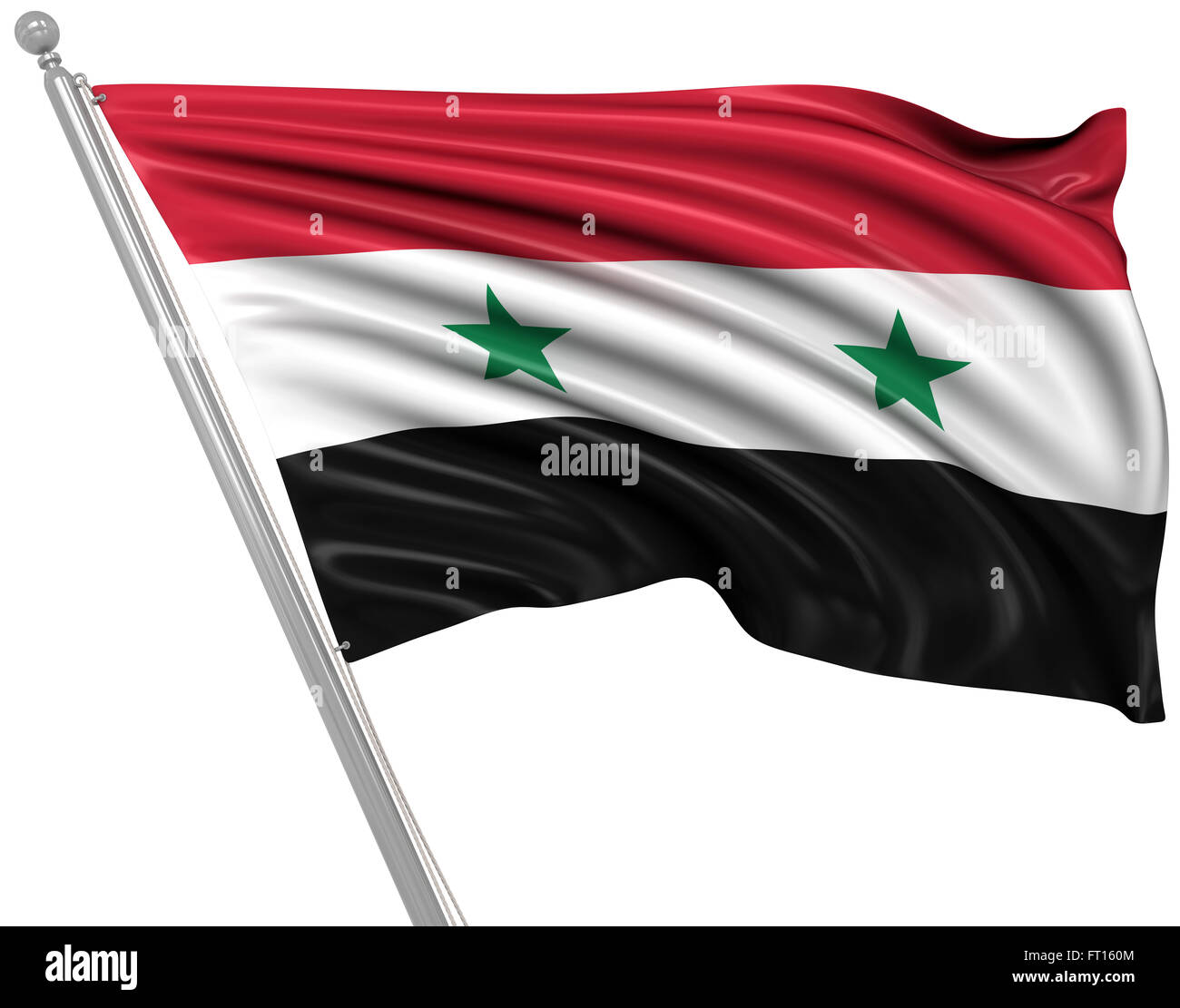Syria waving flag hi-res stock photography and images - Alamy