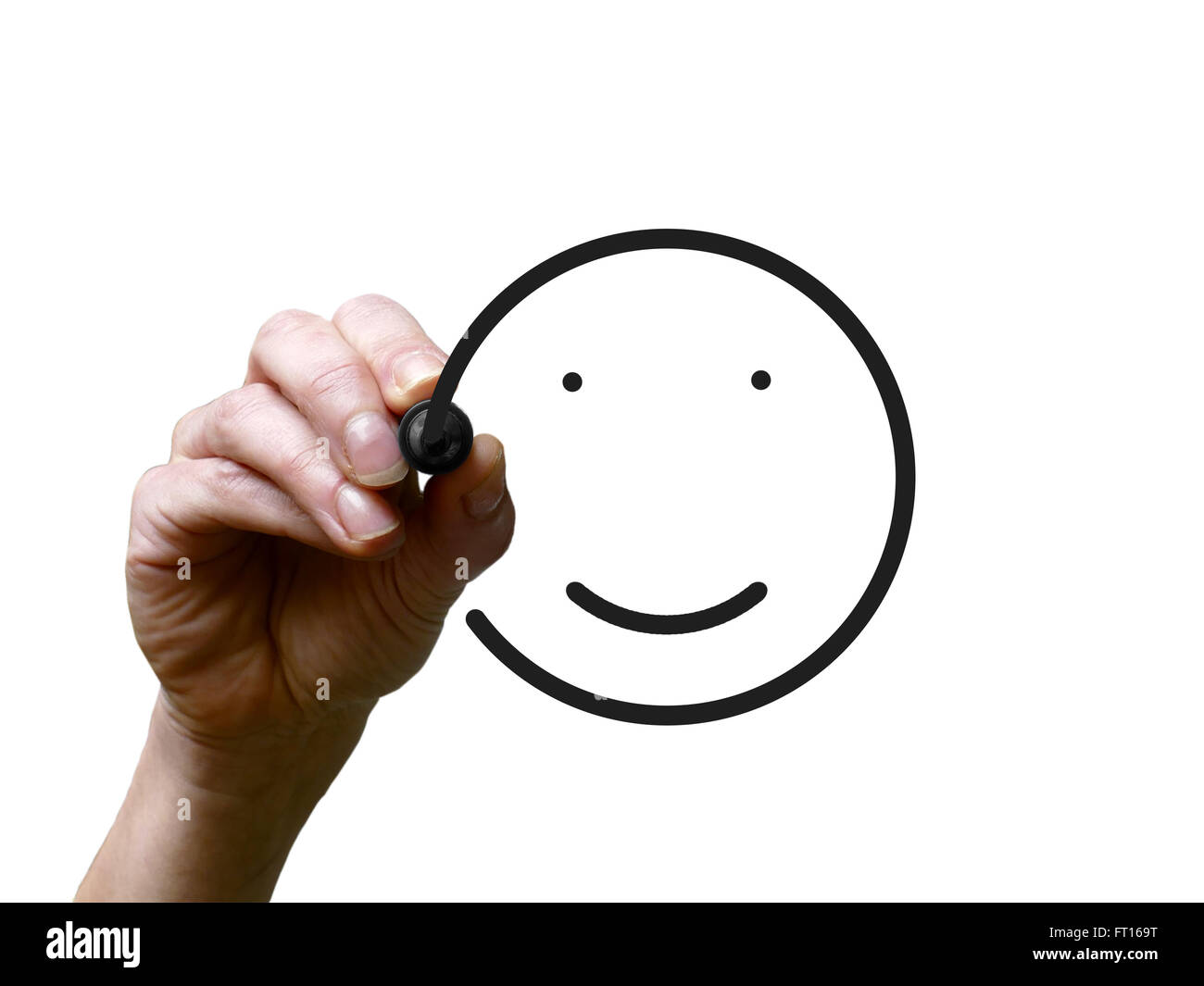 Happy smiley face Cut Out Stock Images & Pictures - Alamy