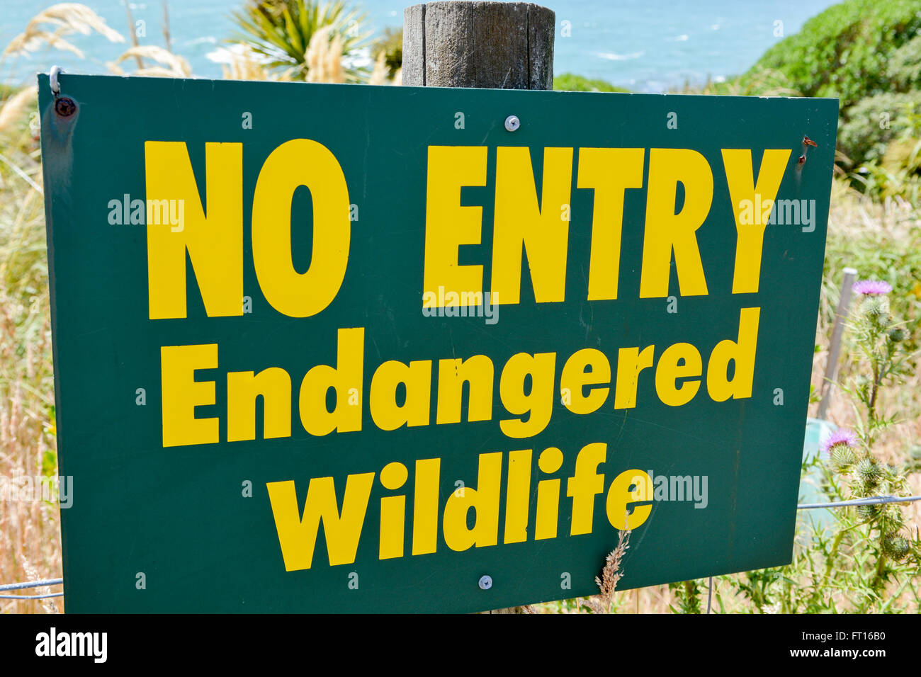 Endangered Species Sign