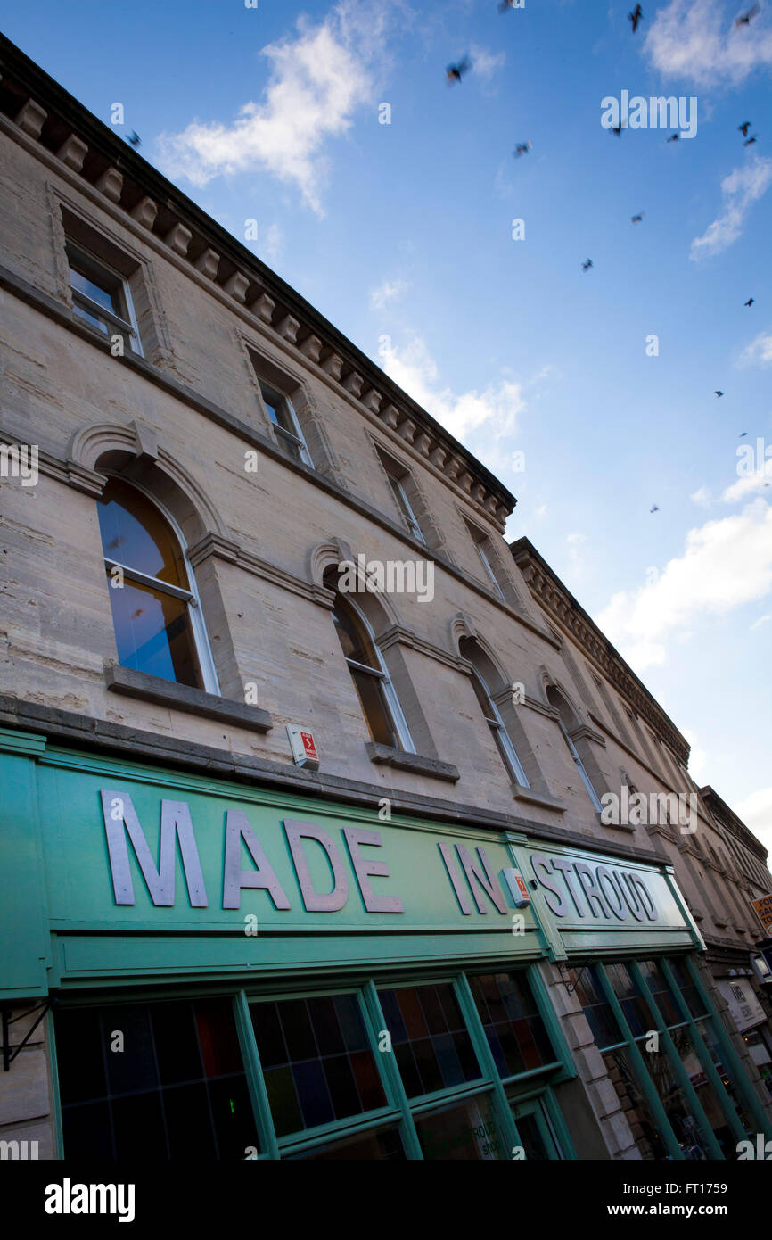 Stroud town in Gloucestershire. PICTURED HERE: some of Stroud's ...