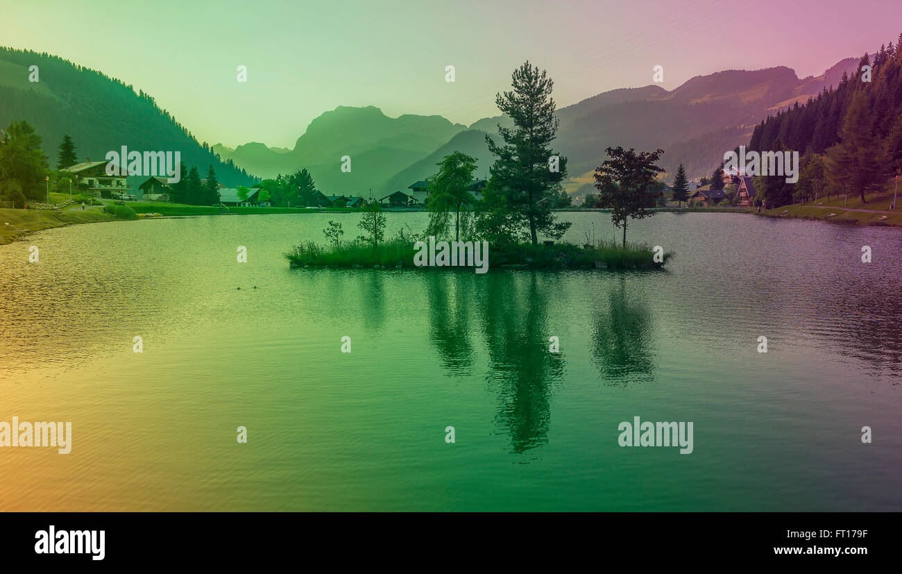 Beautiful places in the french alps hi-res stock photography and images ...