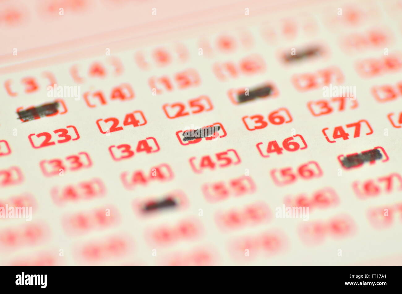 closeup of lottery ticket Stock Photo - Alamy