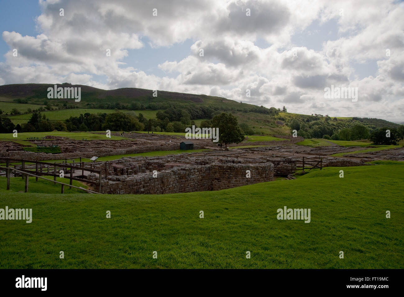 Ruins at Vindolanda Roman fort in England Stock Photo - Alamy