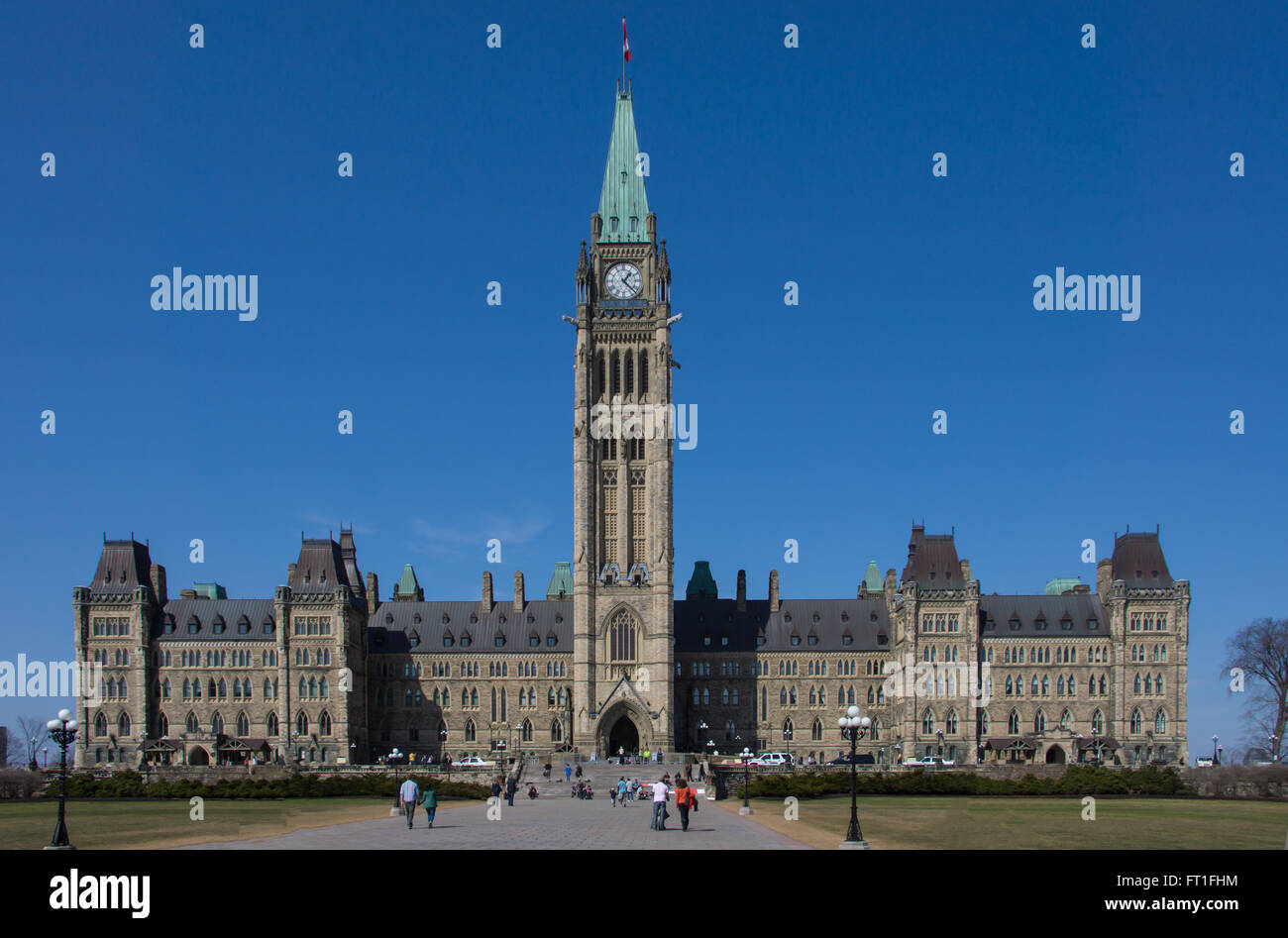 Peace Tower in Parliament Hill Stock Photo - Alamy
