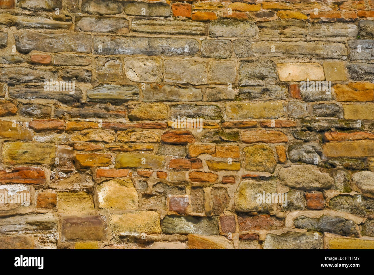 English castle stone wall Stock Photo - Alamy