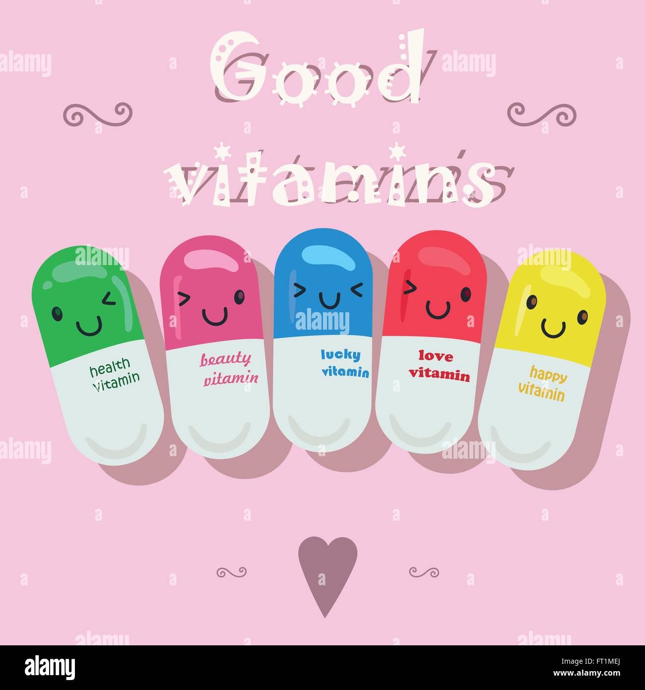 Happy pill capsule cartoon character hi-res stock photography and ...
