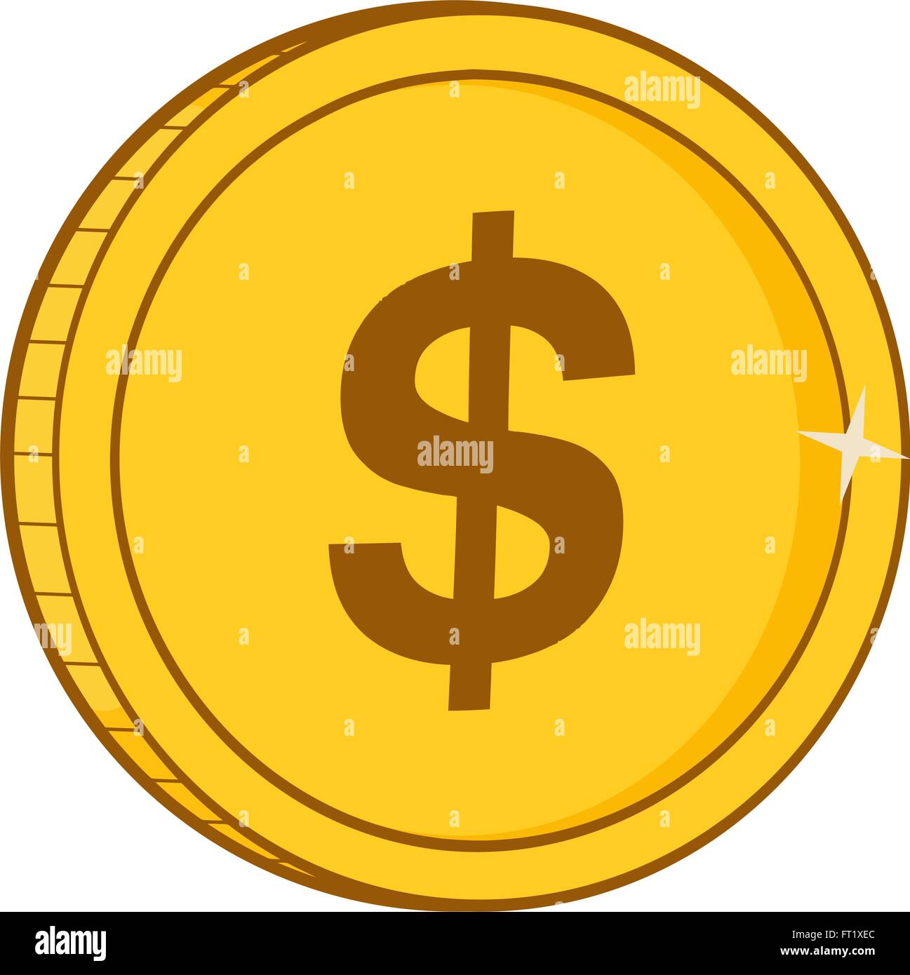 Cartoon gold america hi-res stock photography and images - Alamy