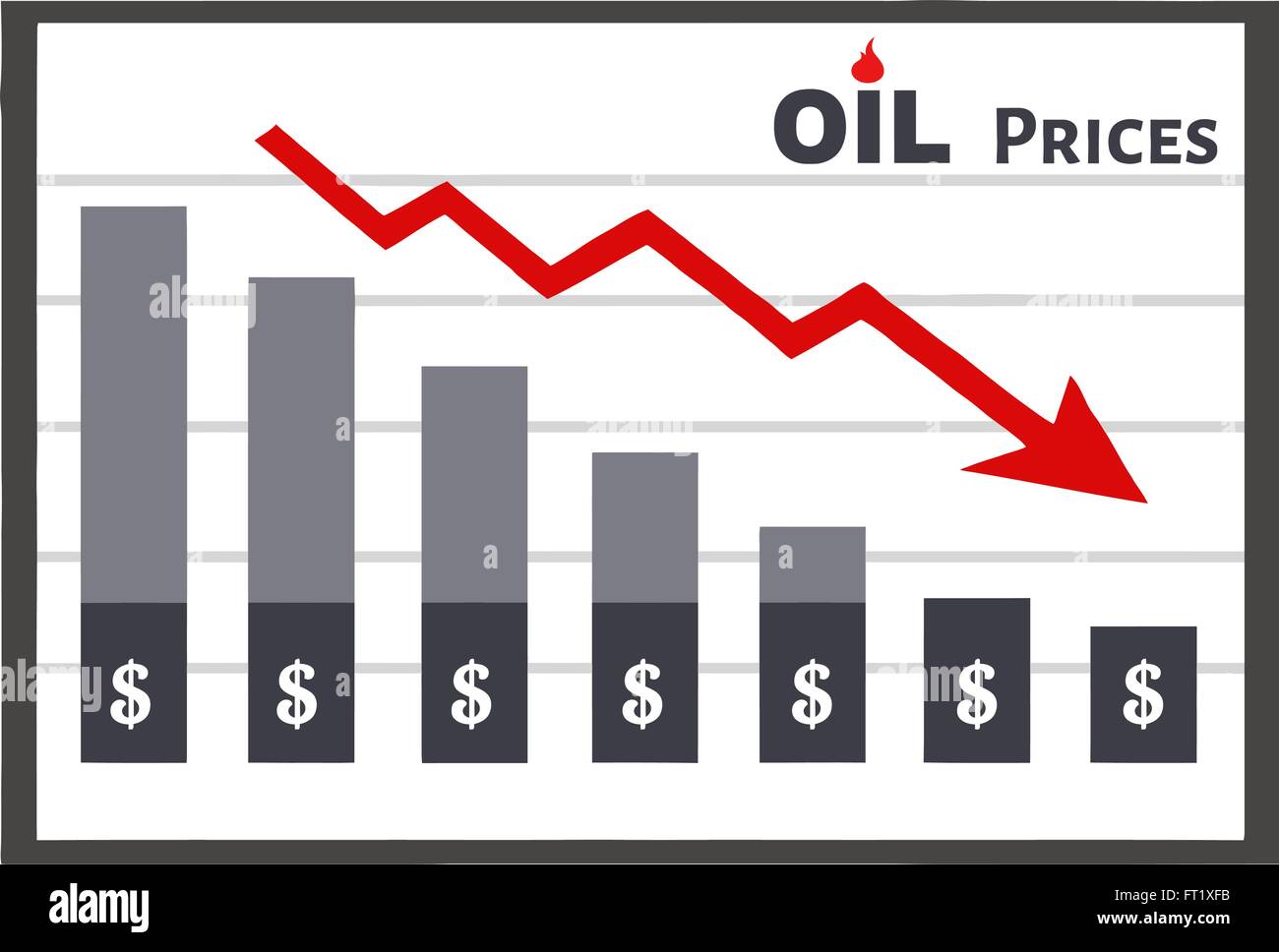 Stock price decline cartoon hi-res stock photography and images - Alamy