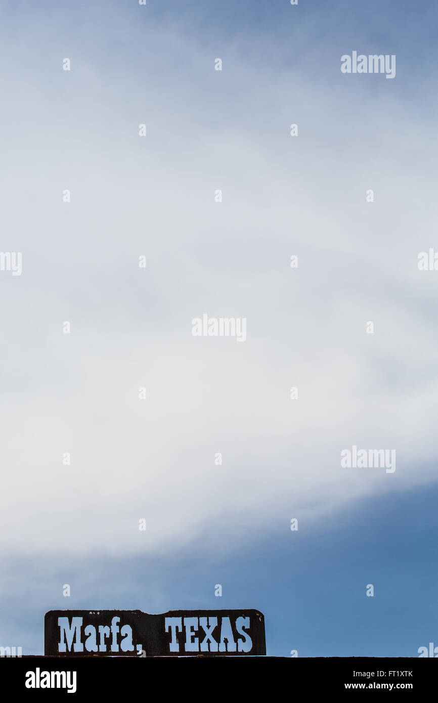 Marfa texas sign hi-res stock photography and images - Alamy