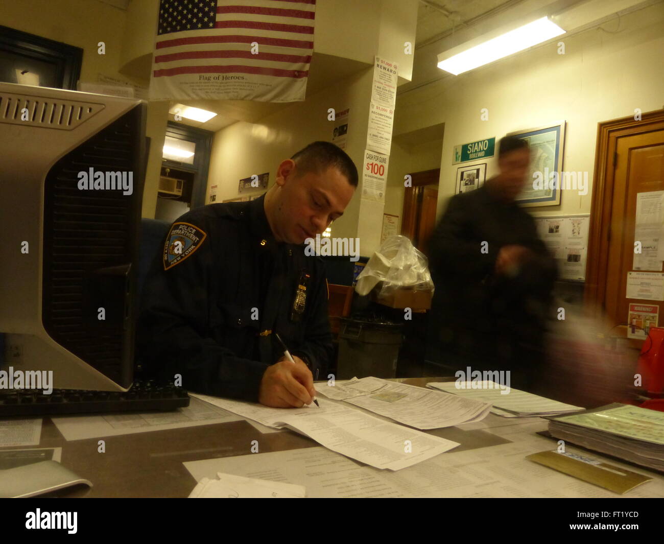 New york police department sargent hi-res stock photography and images ...