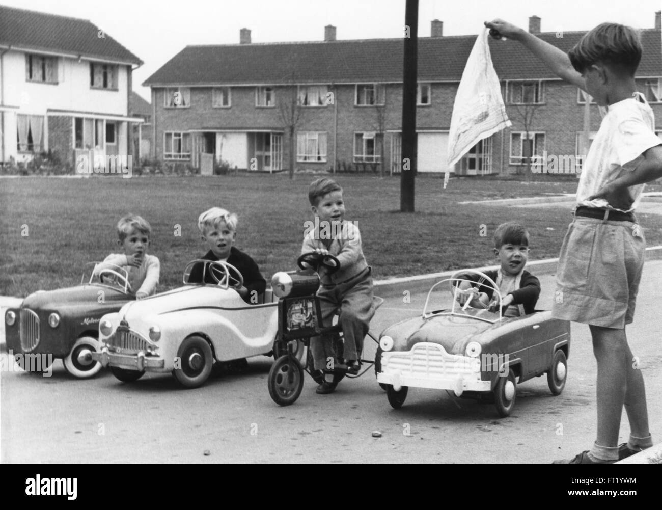 Car starting Black and White Stock Photos & Images - Alamy