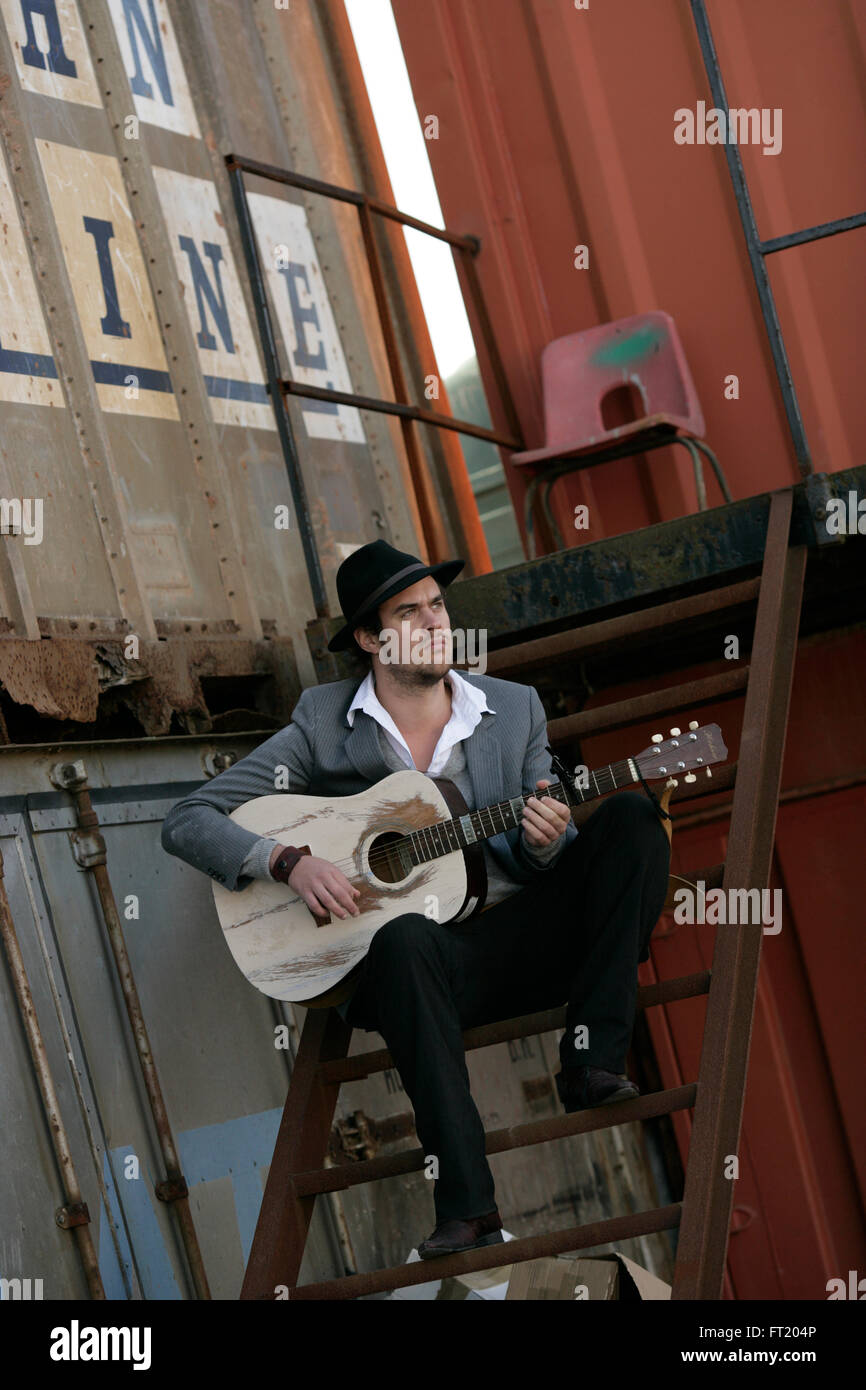 Pete Lawrie, lead singer of Until the Ribbon Breaks UTRB Stock Photo ...