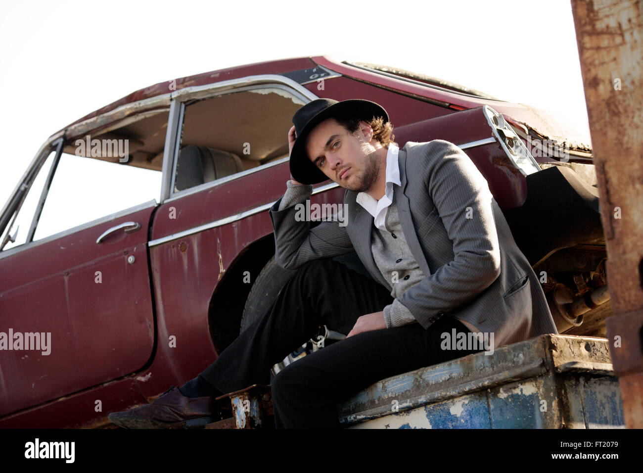 Pete Lawrie, lead singer of Until the Ribbon Breaks UTRB Stock Photo ...