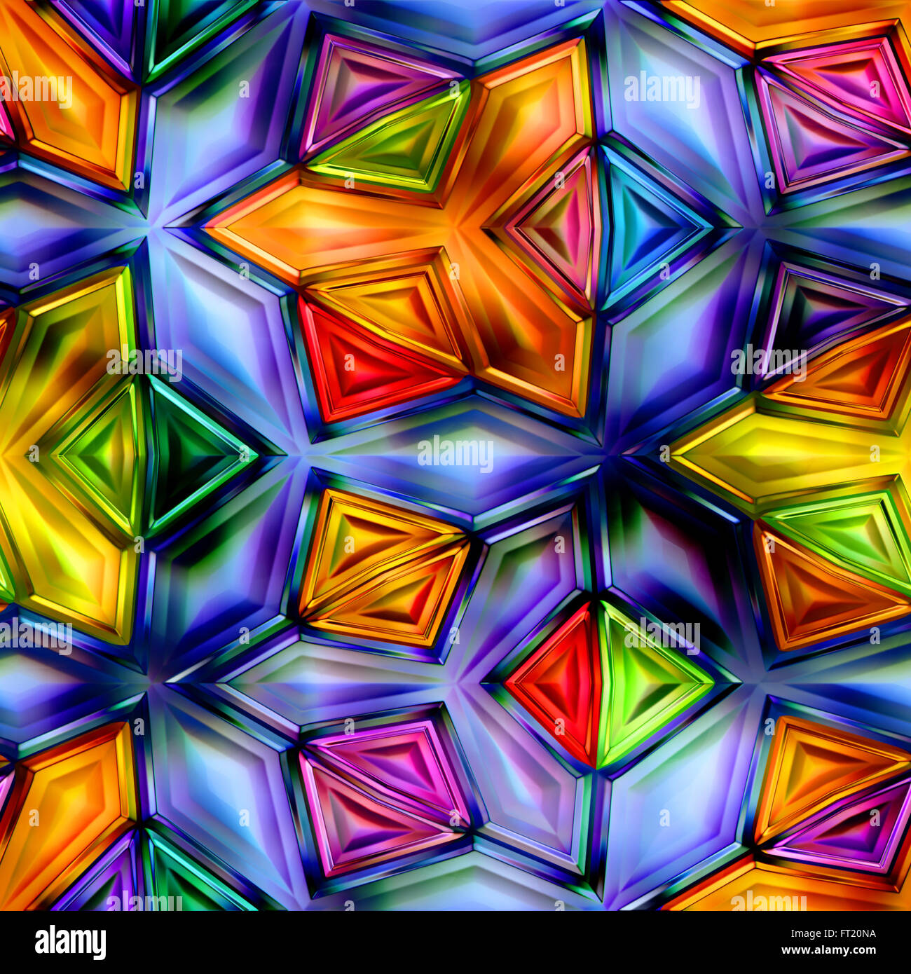 Seamless texture of abstract shiny colorful crystal Stock Photo - Alamy