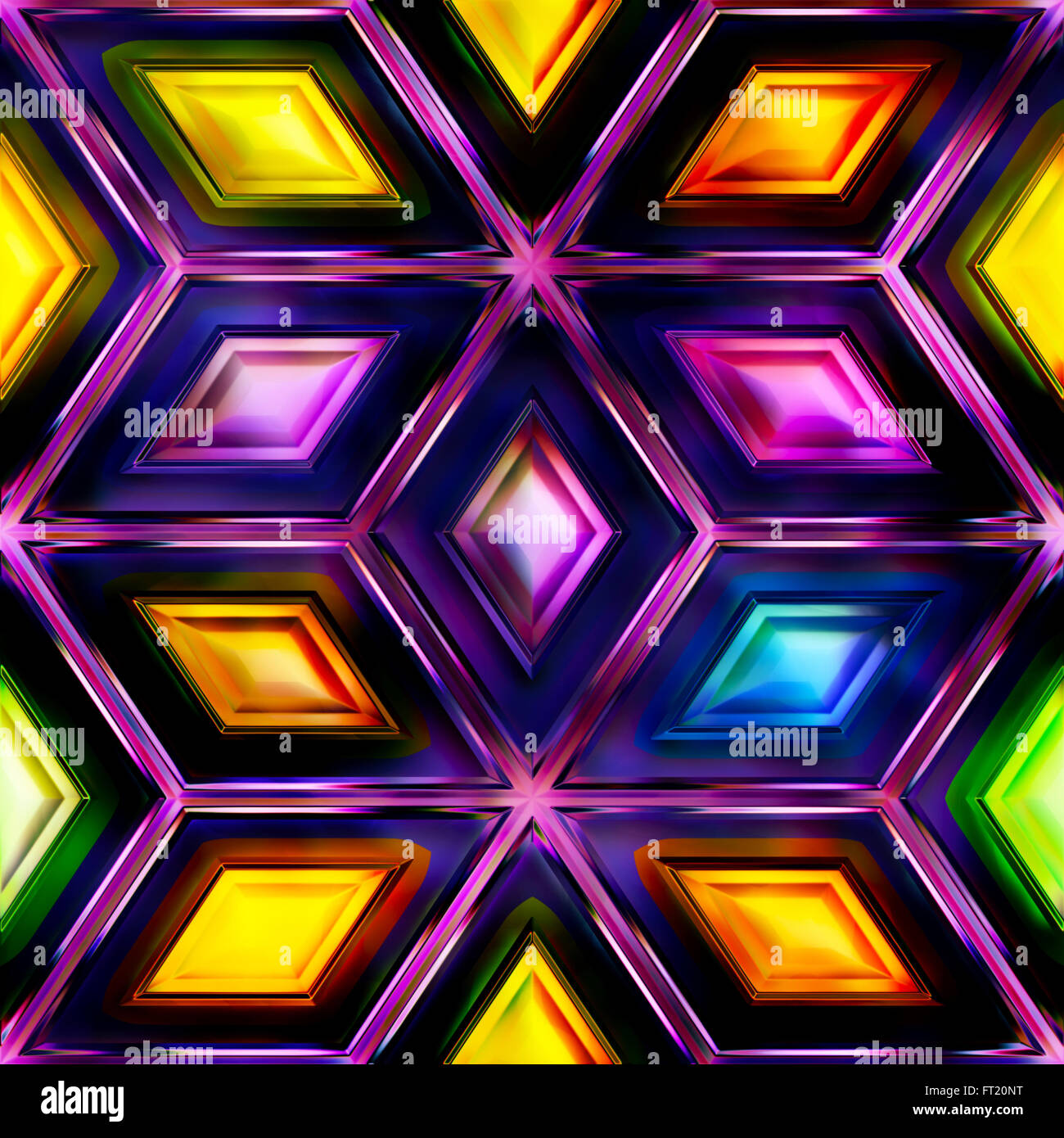 Seamless texture of abstract shiny colorful crystal Stock Photo - Alamy
