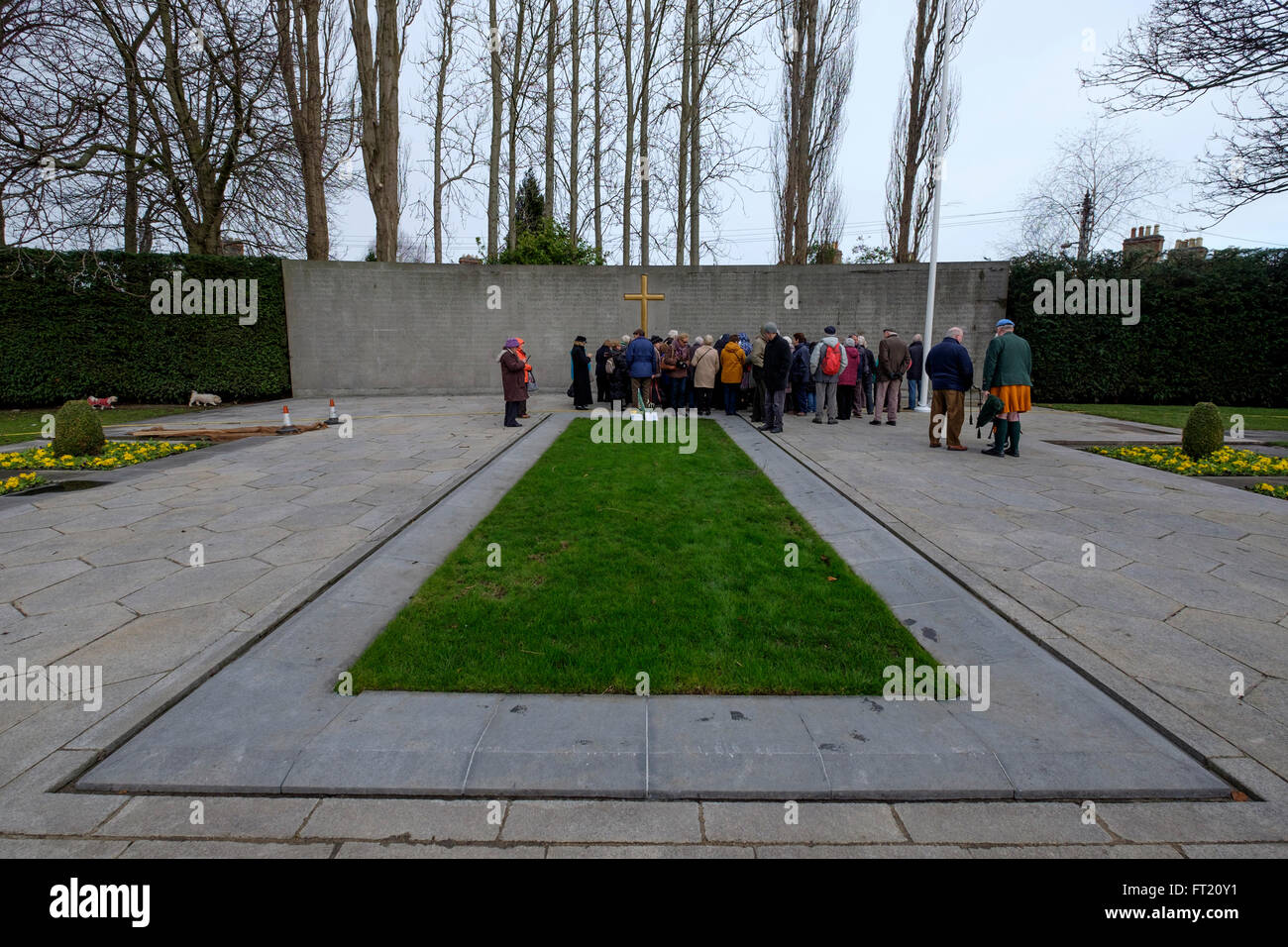 Burial spot of the executed leaders of the Easter Rising of 1916, in ...