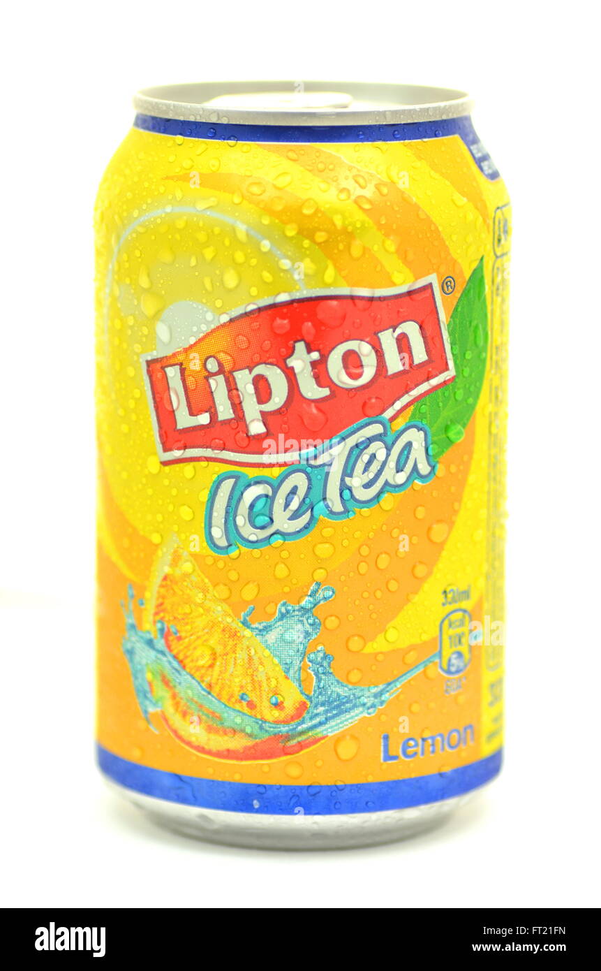 Lipton Ice Tea drink. Lipton Ice Tea is a brand sold by Lipton Stock ...