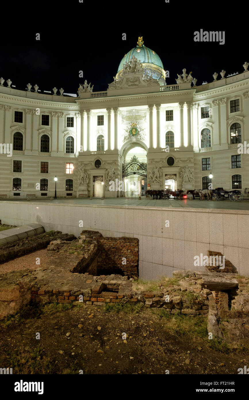 Vienna roman ruins michaelerplatz hi-res stock photography and images ...