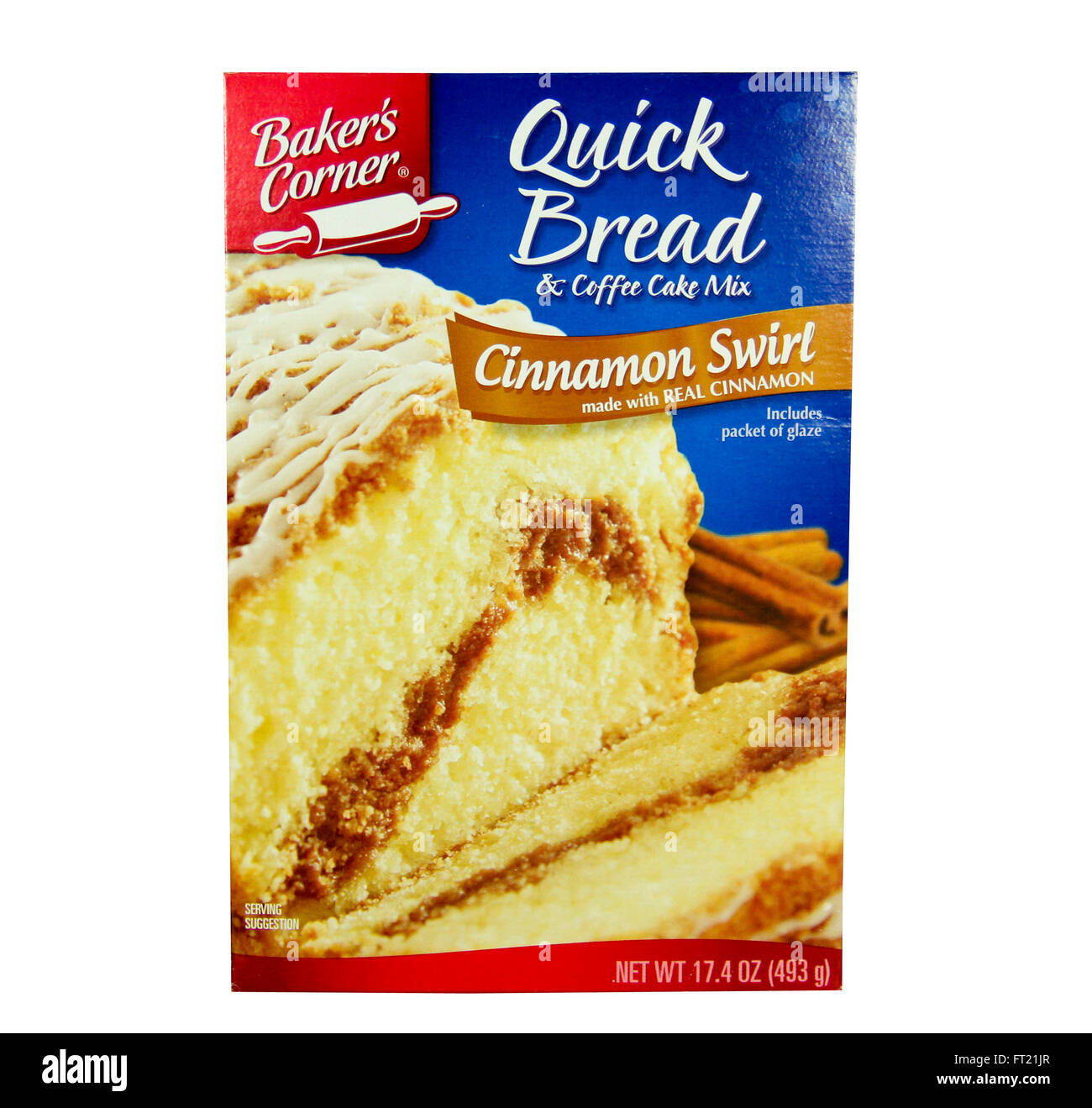 SPENCER , WISCONSIN- MARCH 28, 2014 : box of Baker's Corner Quick Bread ... SPENCER , WISCONSIN- MARCH 28, 2014 : box of Baker's Corner Quick Bread ...