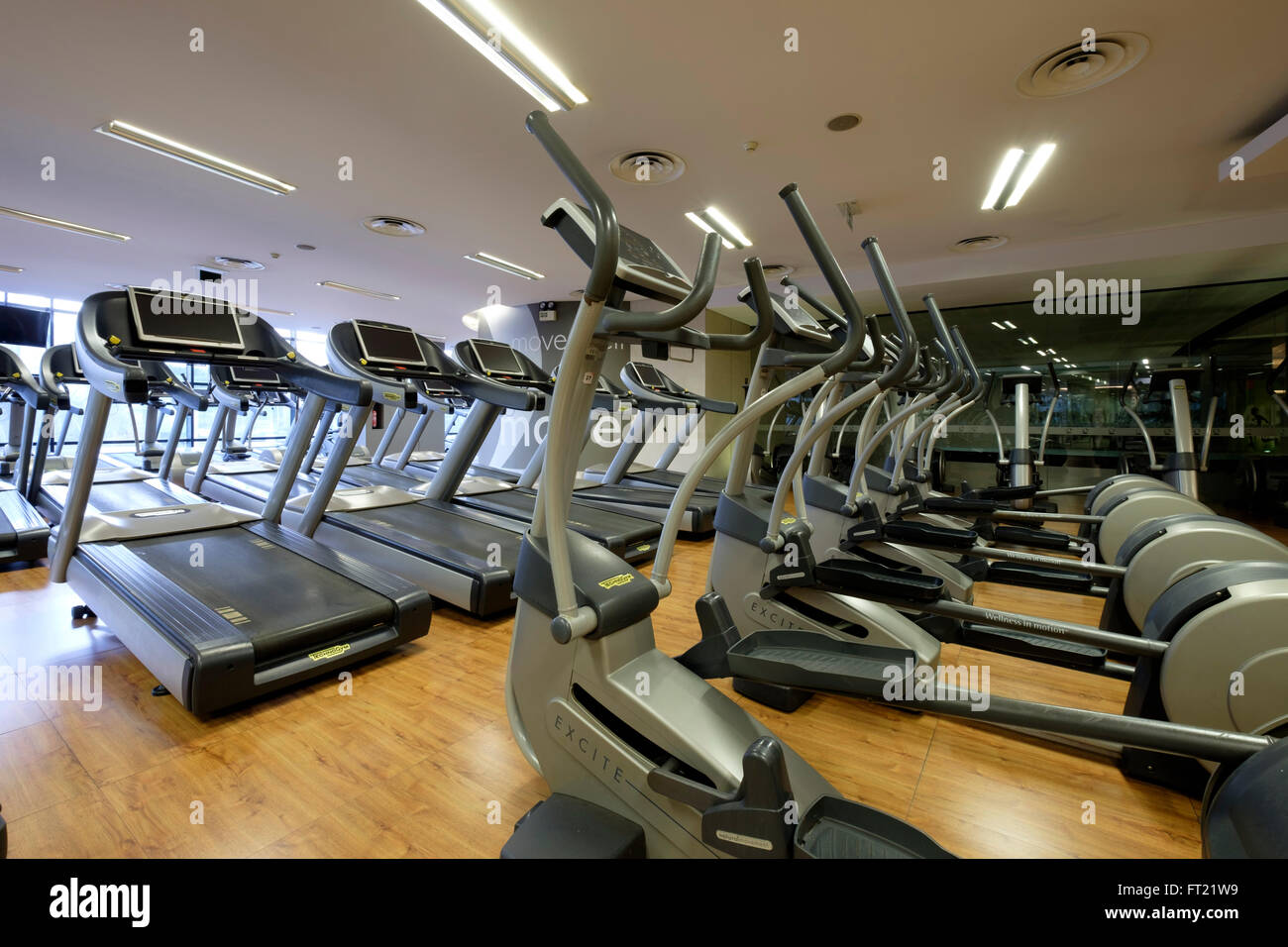 Technogym bike hi-res stock photography and images - Alamy