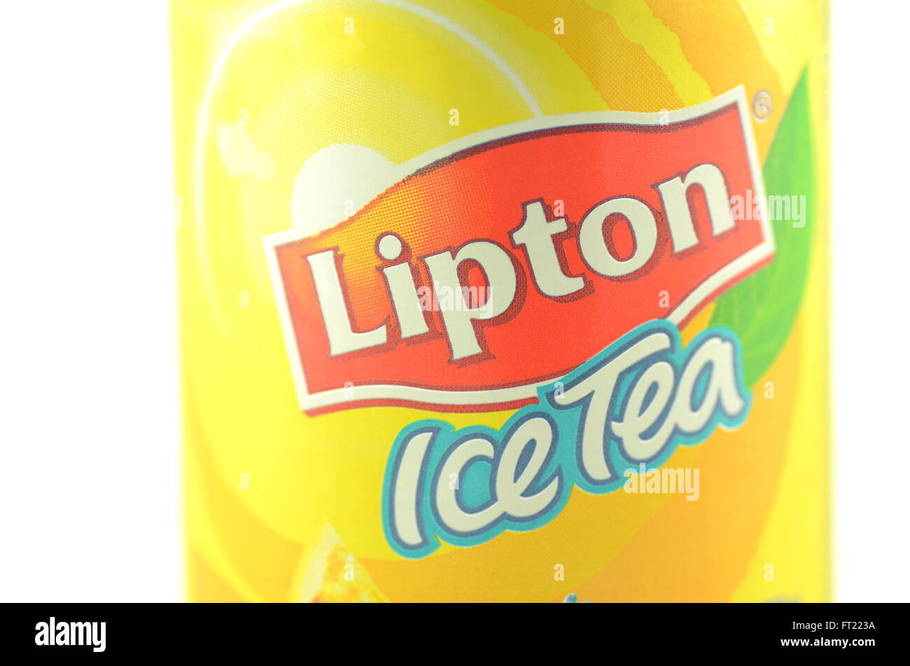 Lipton Ice Tea drink. Lipton Ice Tea is a brand sold by Lipton Stock ...