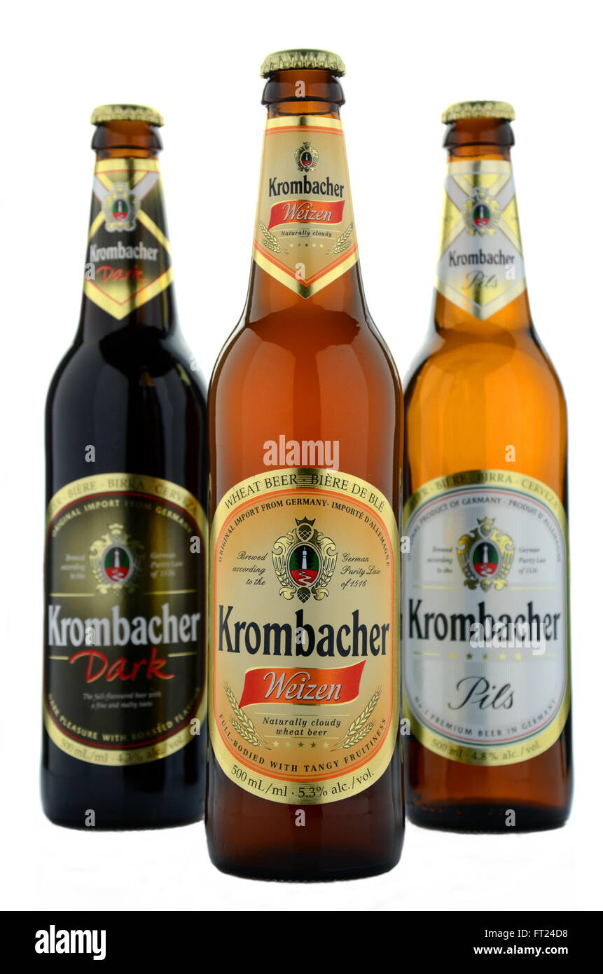 beer krombacher logo hi-res stock photography and images - Alamy