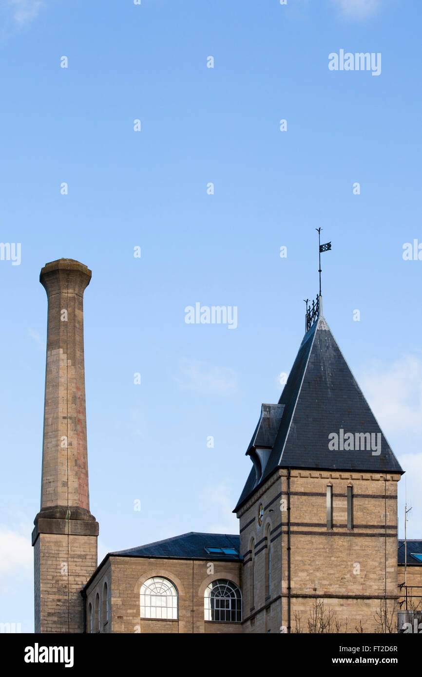 Stroud town in Gloucestershire. The old mill at Ebley - Ebley MIll now ...
