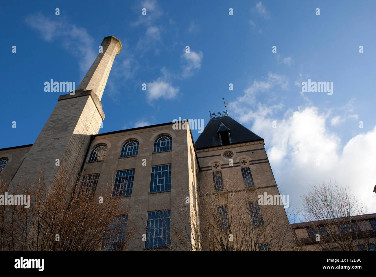 Stroud town in Gloucestershire. The old mill at Ebley - Ebley MIll now ...