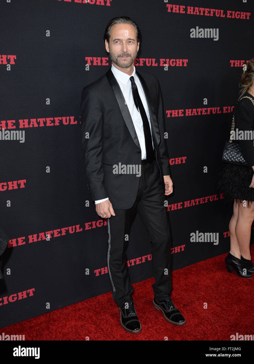 LOS ANGELES, CA - DECEMBER 7, 2015: Actor Craig Stark at the world premiere of Quentin Tarantino ...